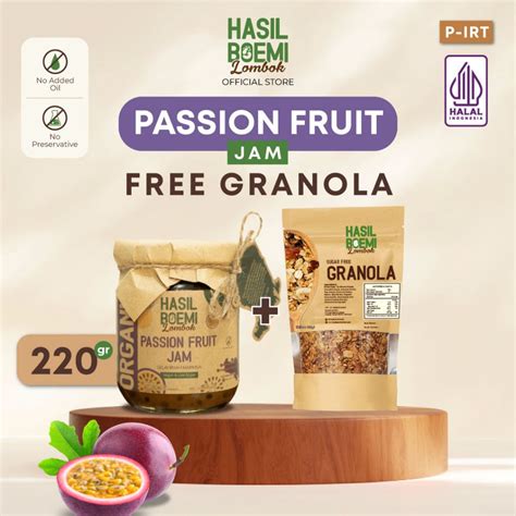 Jual Selai Markisa Passion Fruit Jam 100 Buah Asli Rendah Gula