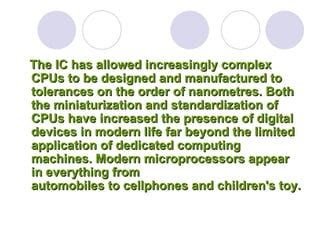 Cpu Ppt Cse PPT Operating Systems Computer Software And Applications