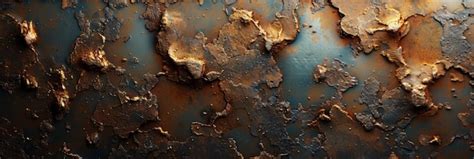 Artistic Rusty Surface Texture Premium AI Generated Image