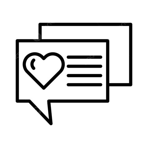 Chat Line Icon Vector, Comment, Message, Chat PNG and Vector with Transparent Background for ...