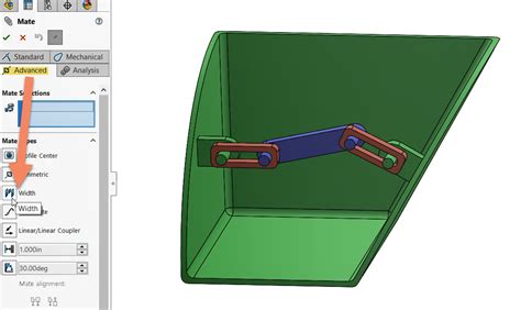 SOLIDWORKS Advanced Width Mate Taking It One Step Further