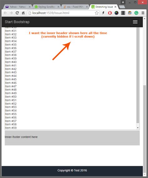 Html Fixed Inner Header And Footer Not Among The Answered Qs