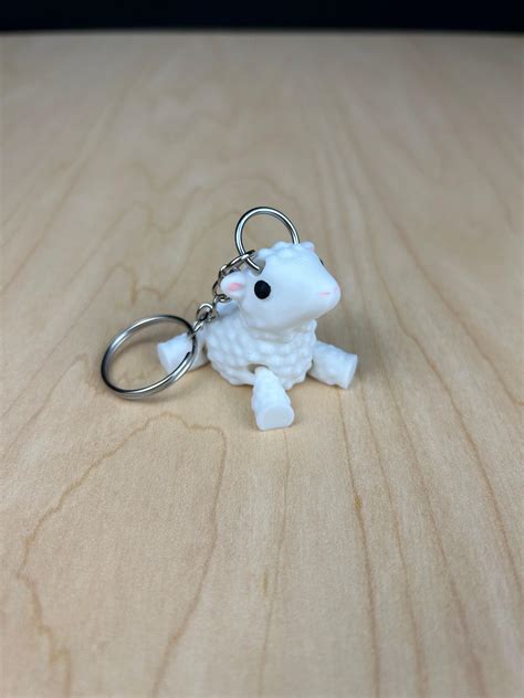 Sheep Keychain 3d Model By Built Over Bot On Thangs