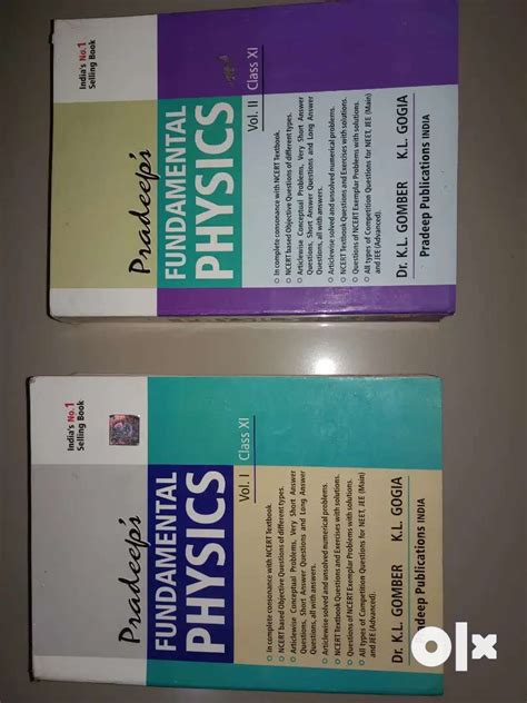 Pradeeps Fundamental Physics For Class 11 Vol 1 And 2 Books
