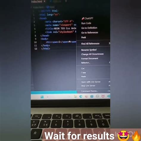 Text Animation Effect Using Html Css Html Css Viral Youtube