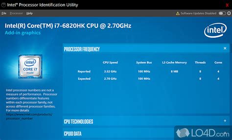 Intel Processor Identification Utility Download
