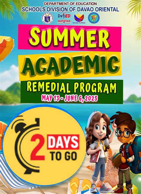 Deped Flex Ko Lang Deped Davors Summer Academic Remedial Program Sarp Is About To Unfold