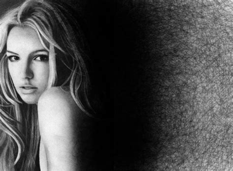 Britney Spears Portrait Charcoal Portraits Portrait Drawing
