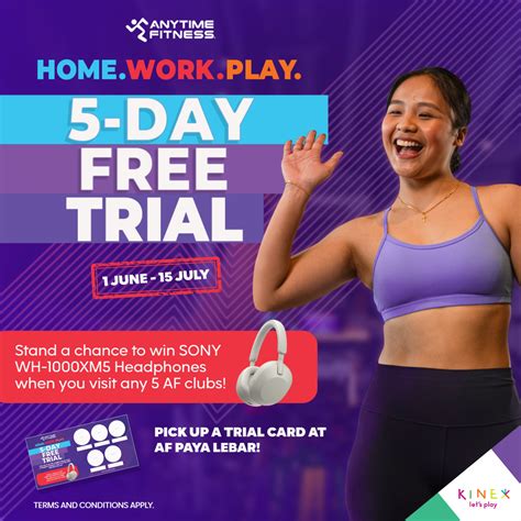 Anytime Fitness Paya Lebar 5 Day Free Trial