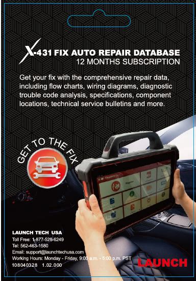 X 431 FIX Auto Software Launch Tech USA