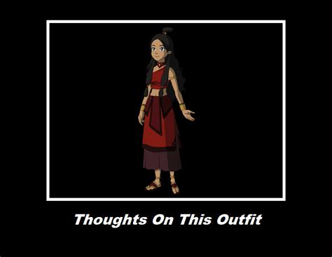 Thoughts On Kataras Fire Nation Outfit By Kikibelliboo On Deviantart