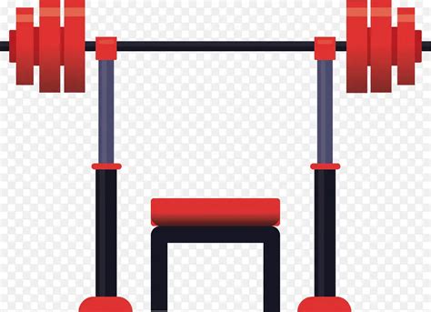 卡通健身器材红色杠铃矢量素材png图片素材下载图片编号8282663 Png素材网