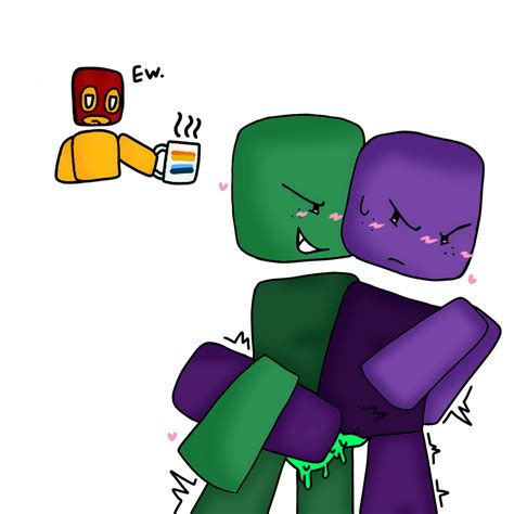 Rule 34 Block Tales Blocky Body Green Noob Purple Noob Roblox