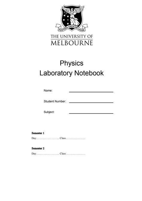 Physics Lab Book Tmp Digital Books