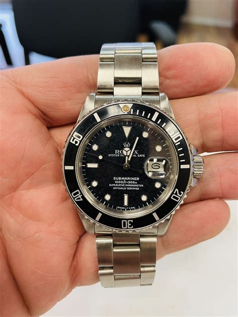 Rolex Vintage Submariner Date Automatic 40mm Steel Me… Gem
