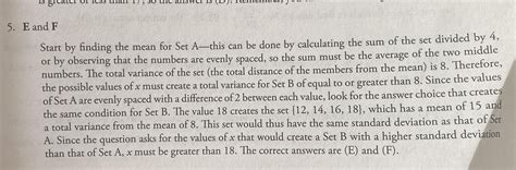 Standard Deviation Question Discussion Rgre