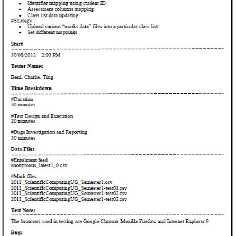 Examples Of Charters In The Exploratory Testing For The Sms Project