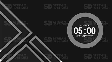 Stream Countdown Timer Overlay - Silhouette | Stream Designz