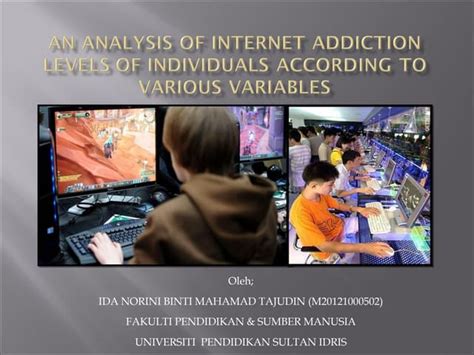 An Analysis Of Internet Addiction Levels Of Individuals According To Various Variables Ppt