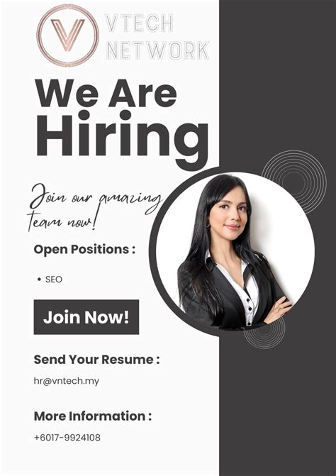 hiringnow newcareer newstart seo newjobopportunity vtech network