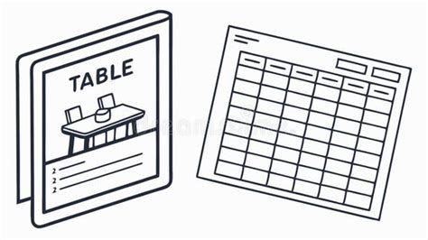 Table Icon Data Table And Spreadsheet Symbol Vector Design Generative