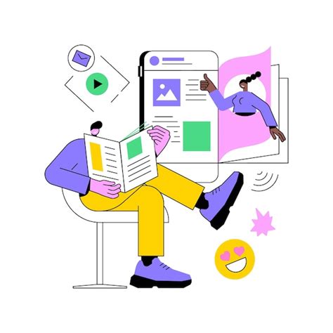 Premium Vector Magazine Abstract Concept Vector Illustration