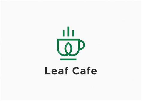 Premium Vector Coffee Leaf Logo Design Vector Illustration Template
