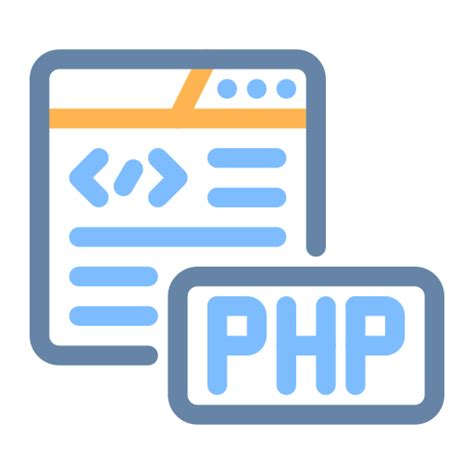 Php Generic Outline Color Icon