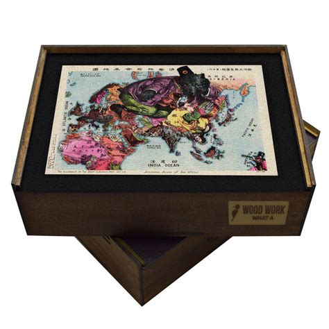 World War Map Wooden Jigsaws For Adults Wood Puzzle [waww] What A