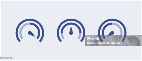 다채로운 정보 그래픽 게이지 요소 벡터 그림입니다 속도계 아이콘 또는 화살표로 기호 가득 찬에 대한 스톡 벡터 아트 및 기타