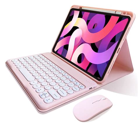 Kaitesi Keyboard Case Mouse For Ipad Air 11 M3 M2 Air 5th 4th Generation 10 9 Ipad Pro 11
