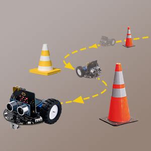 Mua GeeekPi DeskPi MicroCar Microbit Mini Cutebot Kit Suitable For BBC Micro Bit V DIY