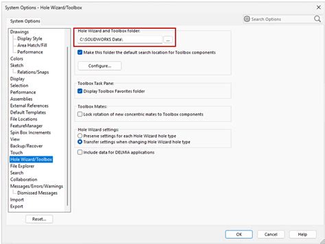 How To Install Move Or Recreate The Solidworks Toolbox