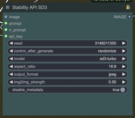 Generate images with Stable Diffusion 3 using the stability.ai API in comfyUI | Civitai