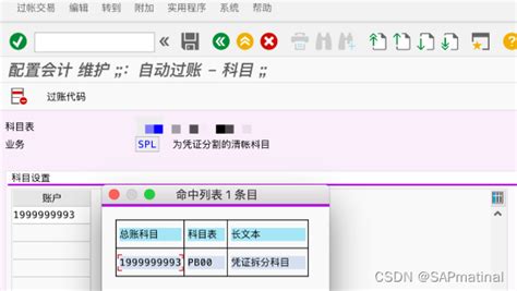 matinal：sap fico会计凭证如何实现自动拆分 sap的auak结算会计凭证拆分 csdn博客