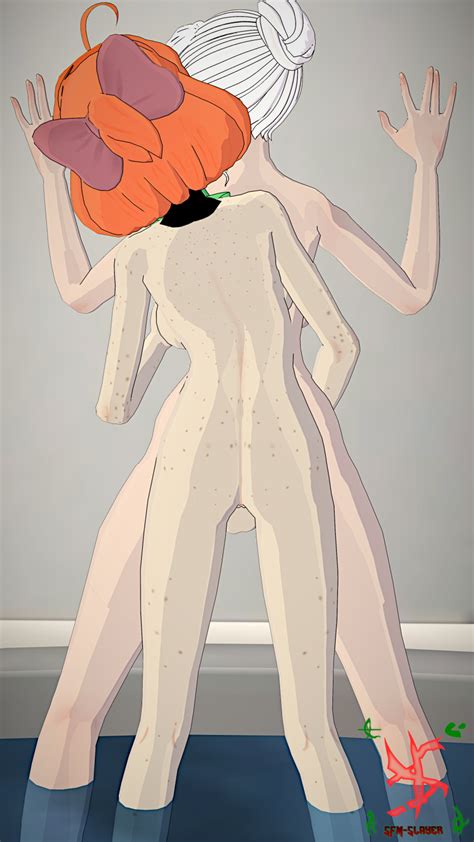 Rule 34 2girls 3d Anal Bathroom Breasts Cel Shading Female Freckles Futa On Female Futanari