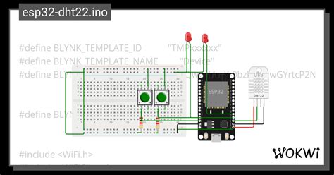 Esp32 Dht22 Blynk Wokwi Esp32 Stm32 Arduino Simulator