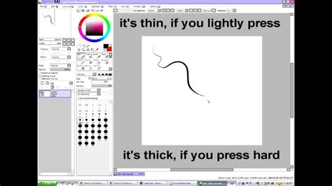 Paint Tool Sai How To Use Pen Pressure Read The Description YouTube