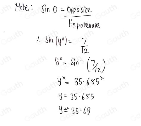 Solved 05 03 Mc Find The Measure Of Angle Y Round Your Answer To