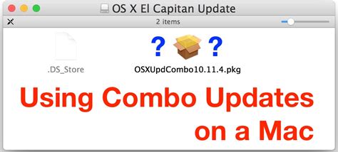 How To Use A Combo Update To Install Mac Os X Updates