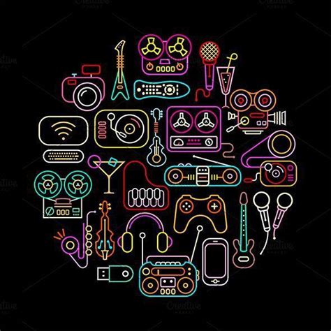 Pin By MEDIAPLOT On LOGO Electronics Icon Vector Illustration Graphic Design