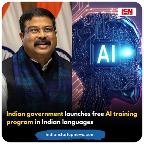 Indian Startup News On Linkedin Ai India Government Course Training