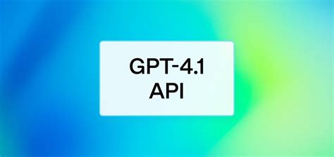 Openai представила Gpt 4 1 с миллионным контекстом и улучшенной производительностью База