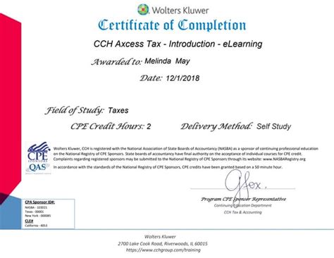 Cch Access Tax Software Certification Pdf Business Business And Finance