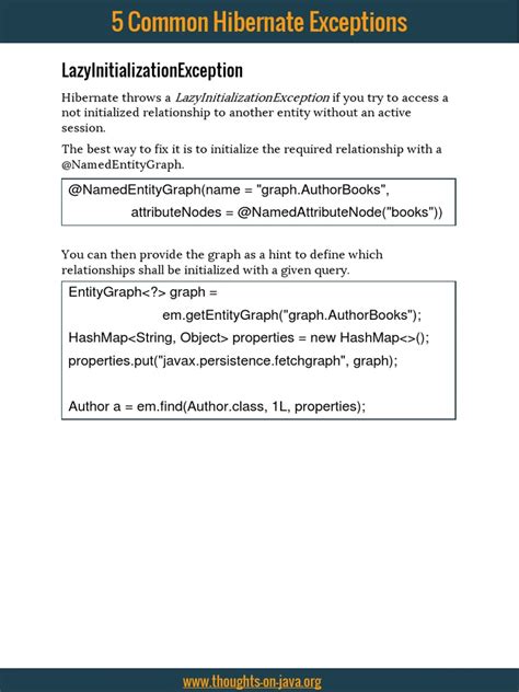 5commonhibernateexceptions 2 Pdf Information Science Data