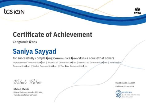 saniya sayyad on linkedin communicationskills