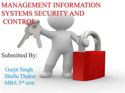 Security And Control Of Information System Management Information System Pptx