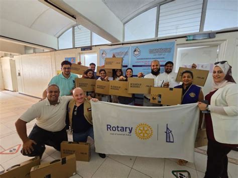 Shabeeh Ali On Linkedin Great Work Team Rotaractors Jumeriah For Distributing The Laptops To The