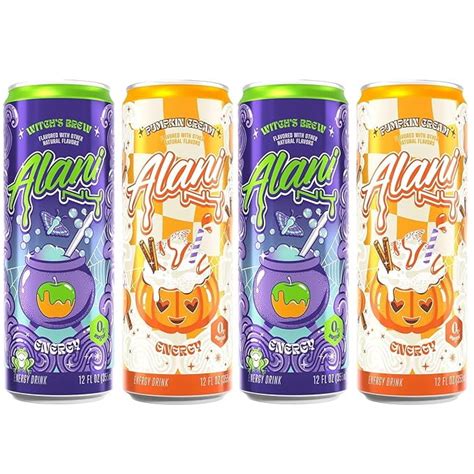 Alani Witchs Brew And Pumpkin Cream Energy Drink Variety Pack Sugar