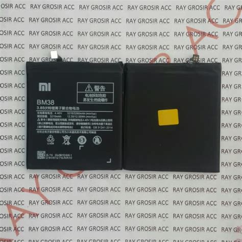 Jual Baterai Original Xiaomi BM38 BM 38 BM 38 MI4S MI 4S Shopee Indonesia